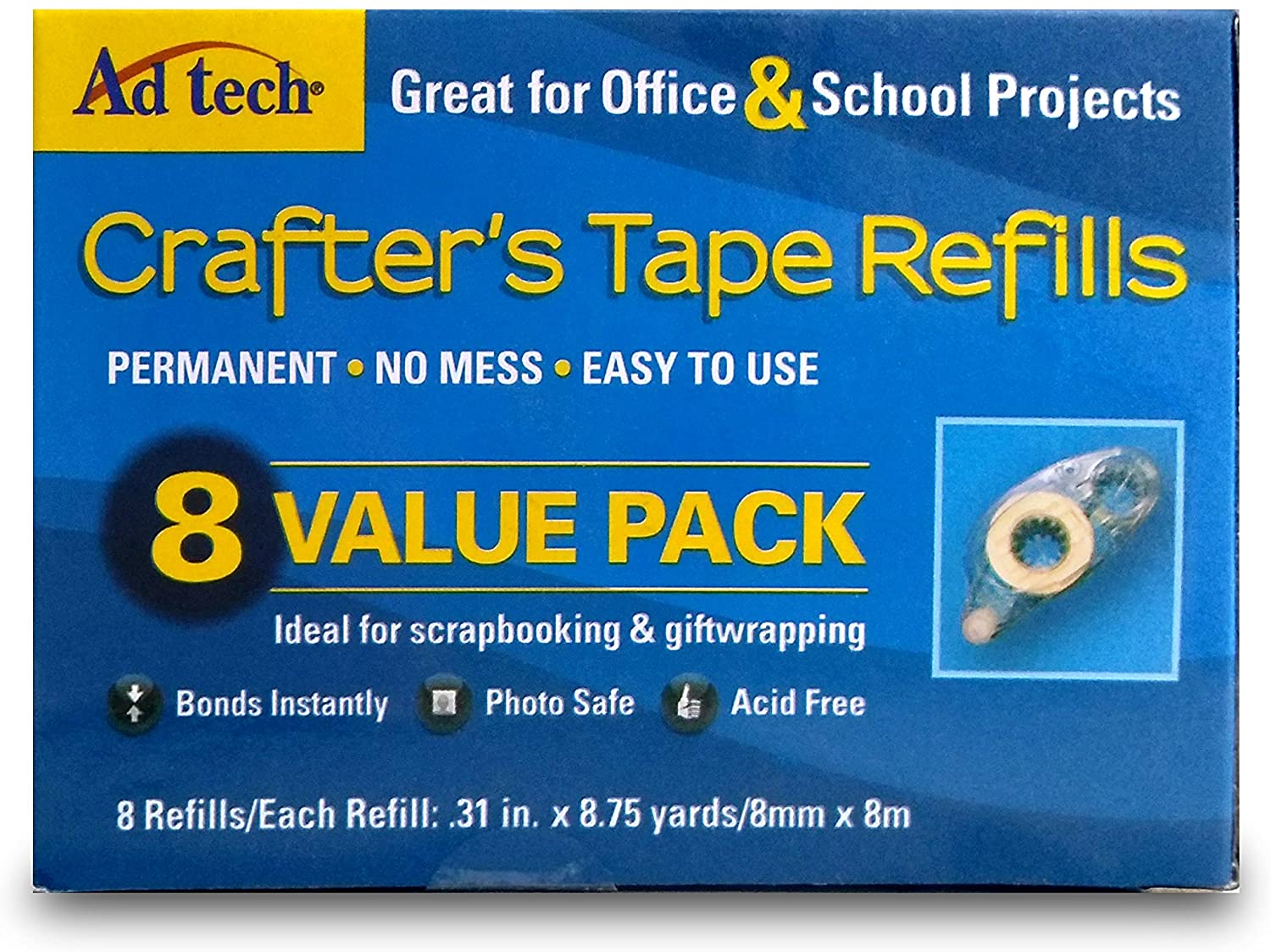 Adtech - Crafters tape refill - cinta adhesiva permanente – Souligné HN